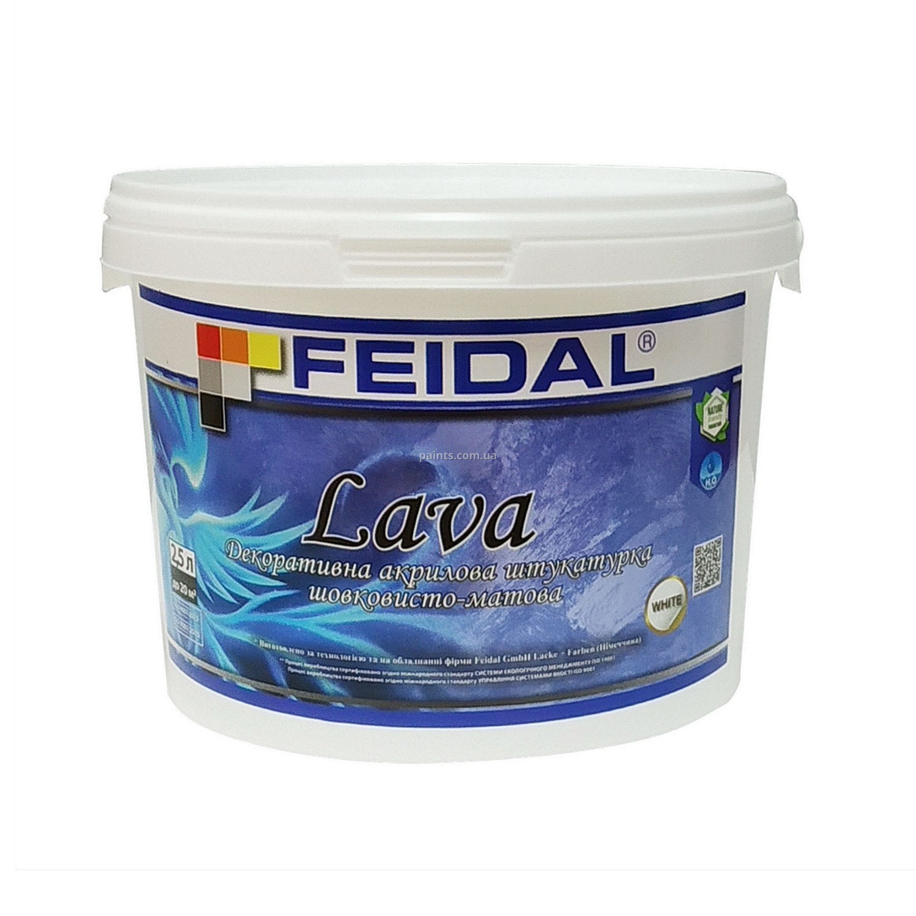 Декоративна штукатурка Feidal Lava Шовковисто-матова 2,5 л – Купити в ...